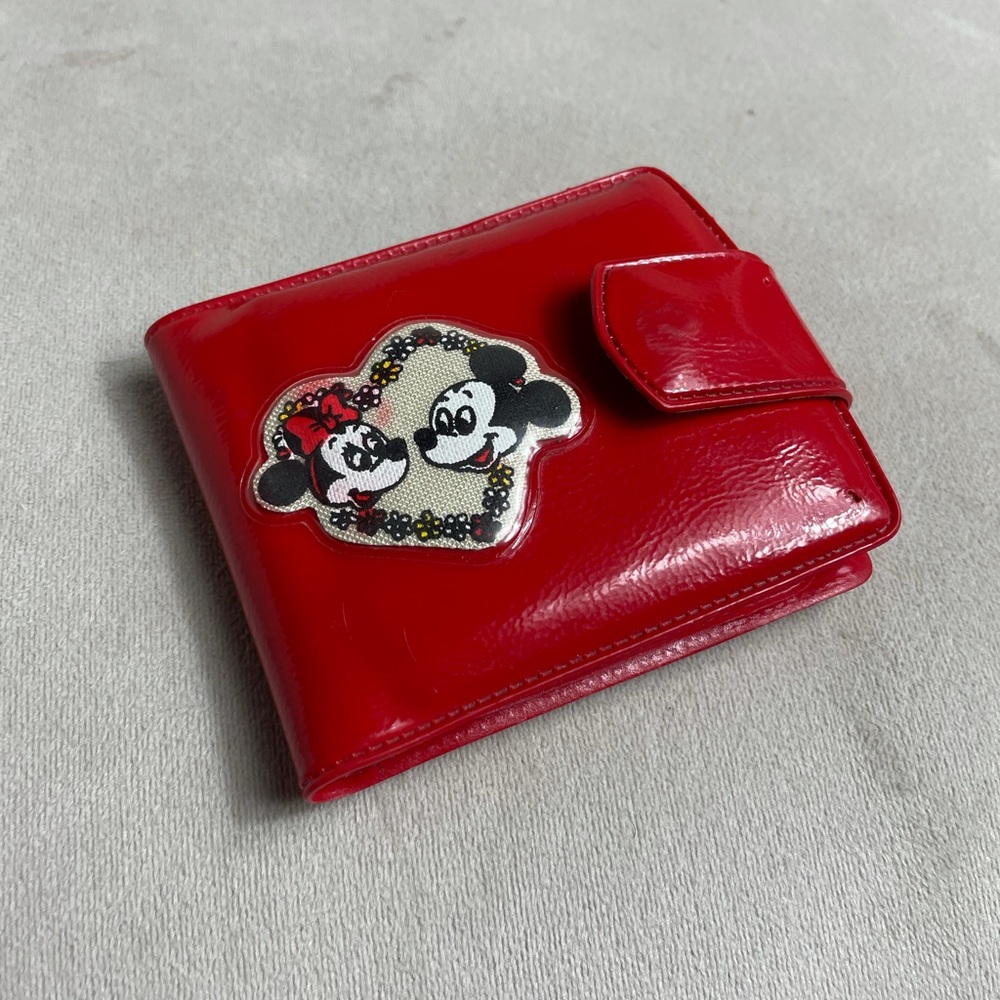 Vintage Disney Mickey & Minnie Mouse Sm Coin Purse - Gem